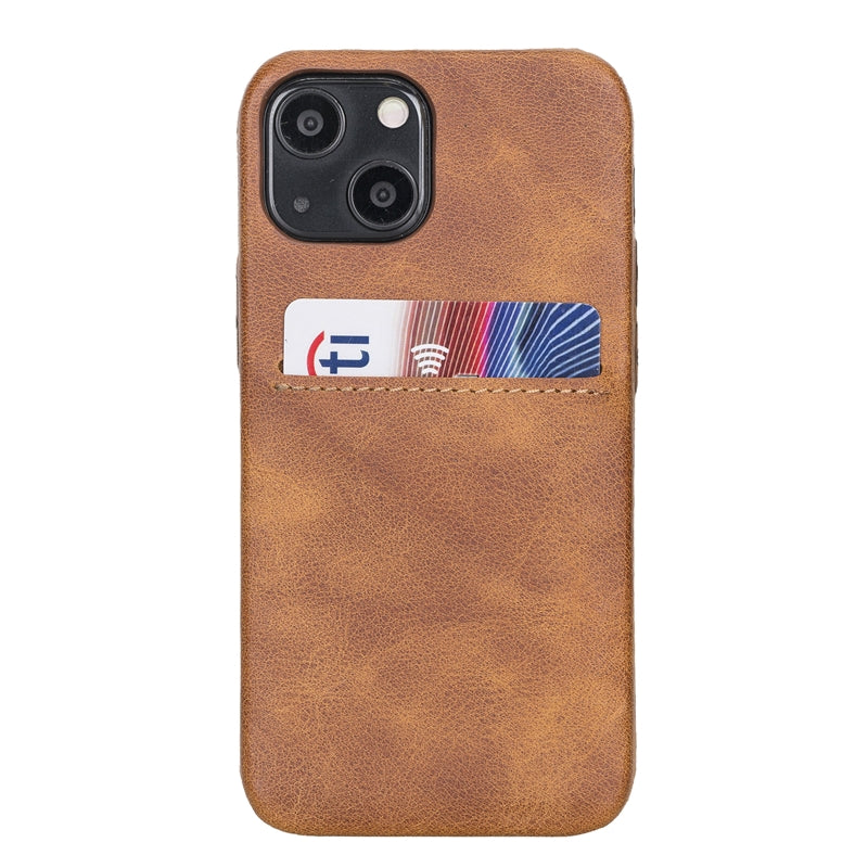 iPhone 14+ Leather Snap-On Case with Card holder - Hardiston
